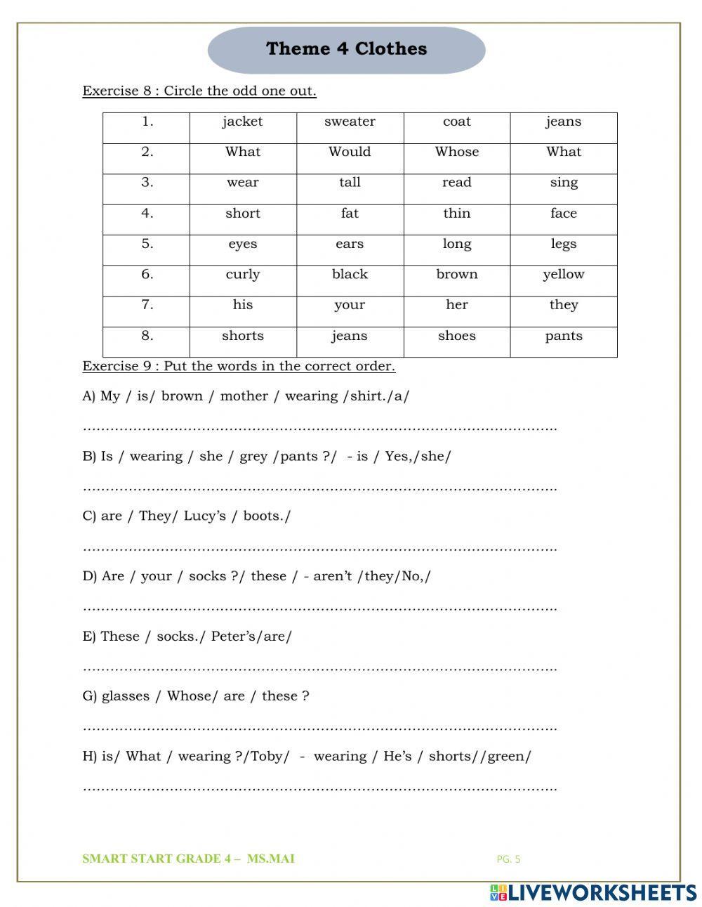 2248121 | Smart start grade 4 theme 4 | lilynguyen1997