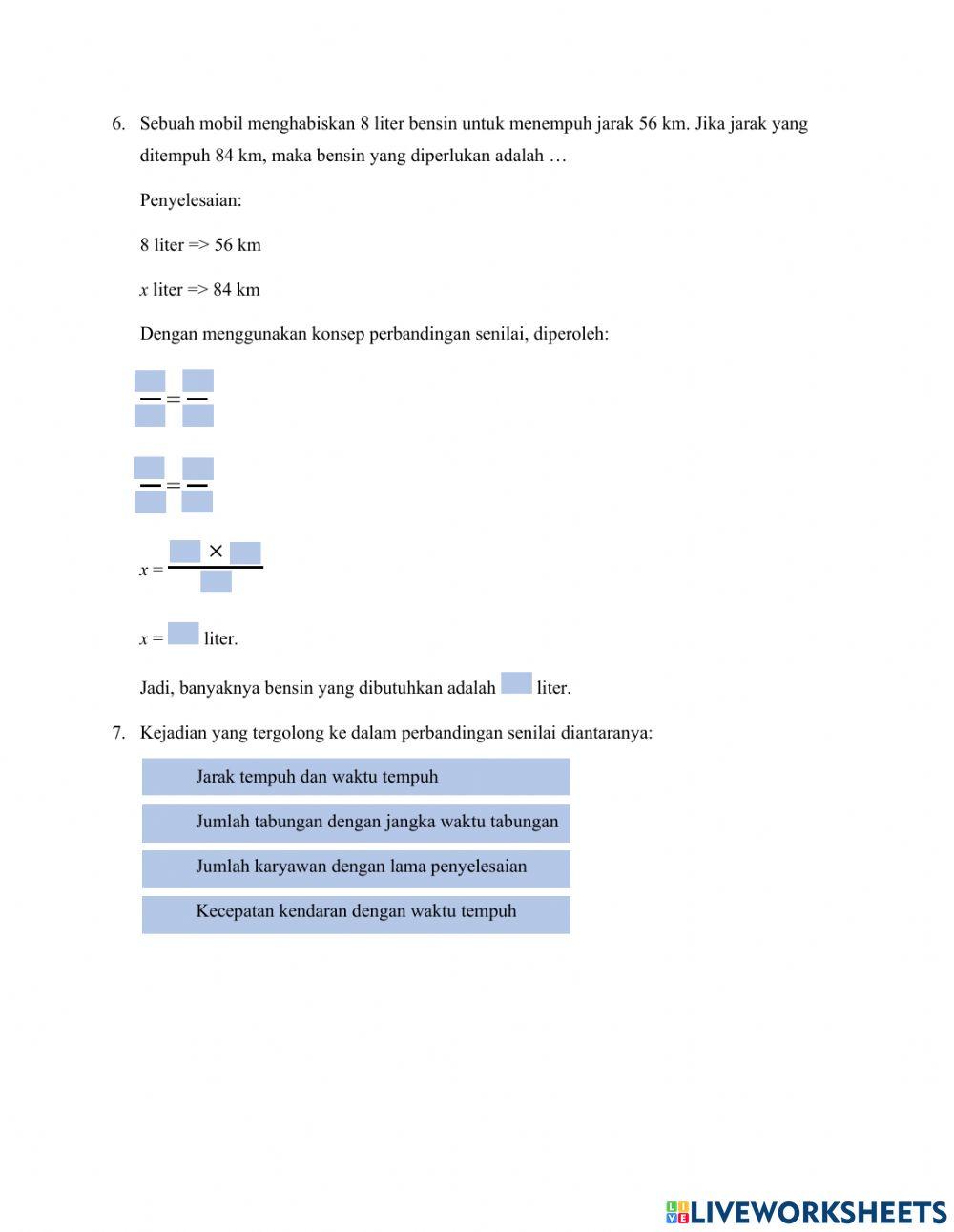 LKPD Skala dan … | Free Interactive Worksheets | 2248404