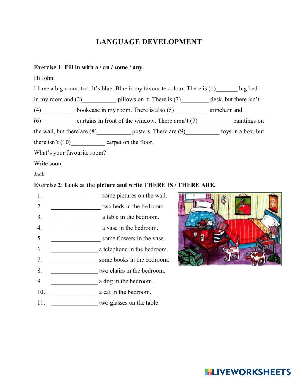Unlock1-Unit2-HW Language Development-Lesson4.2 worksheet | Live Worksheets