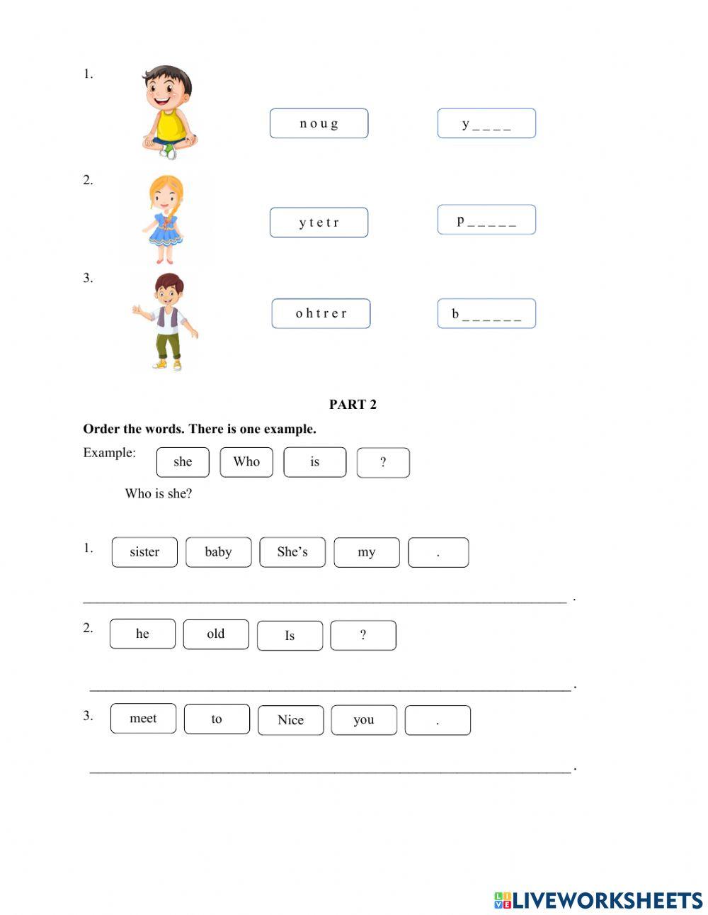 2250033 | People at home | Thuy Chinh | LiveWorksheets