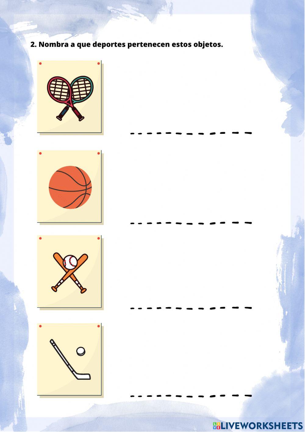 Los deportes online exercise for | Live Worksheets