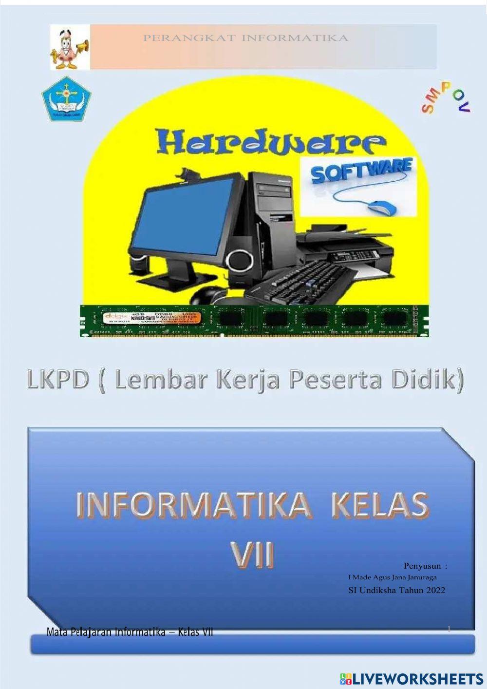 Teknik informatika online activity | Live Worksheets