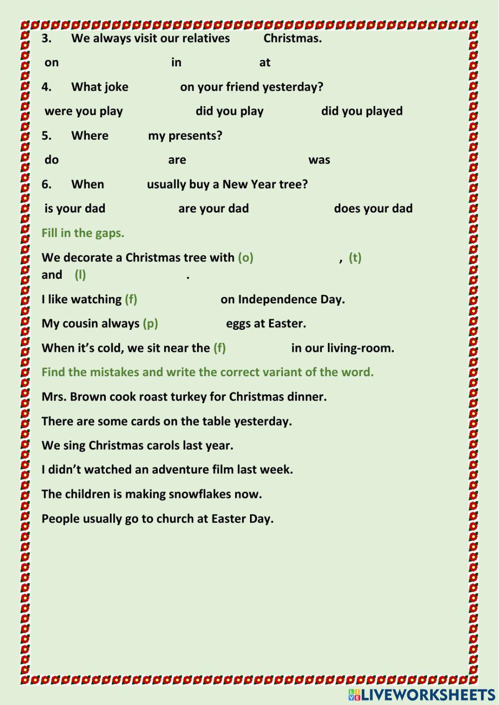 2250647 | Form 5. Unit 4. Progress Test | Teresa