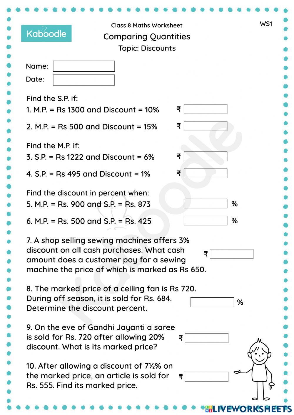 2250643 Comparing Quantities Discounts Kaboodle 2250643 Comparing Quantities Discounts Kaboodle