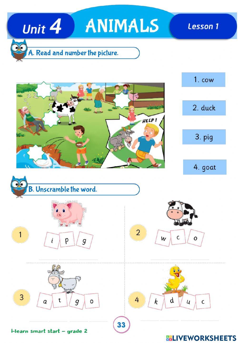 2506442 | SMART START GRADE 2 UNIT 4 ANIMALS
