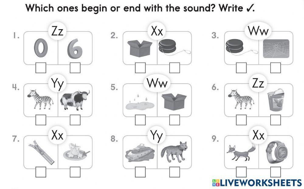Wxyz 2251773 | Catherine | Live Worksheets