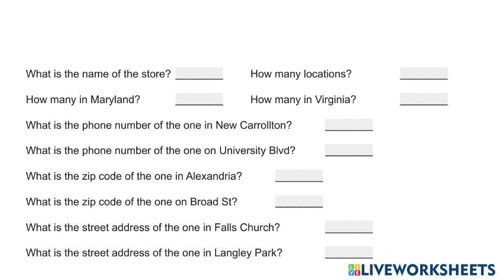 2253430 | New Grand Mart | AngelaB | LiveWorksheets
