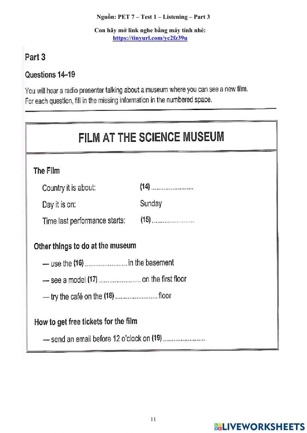 S6-winter break-pet practice-p2 worksheet | Live Worksheets