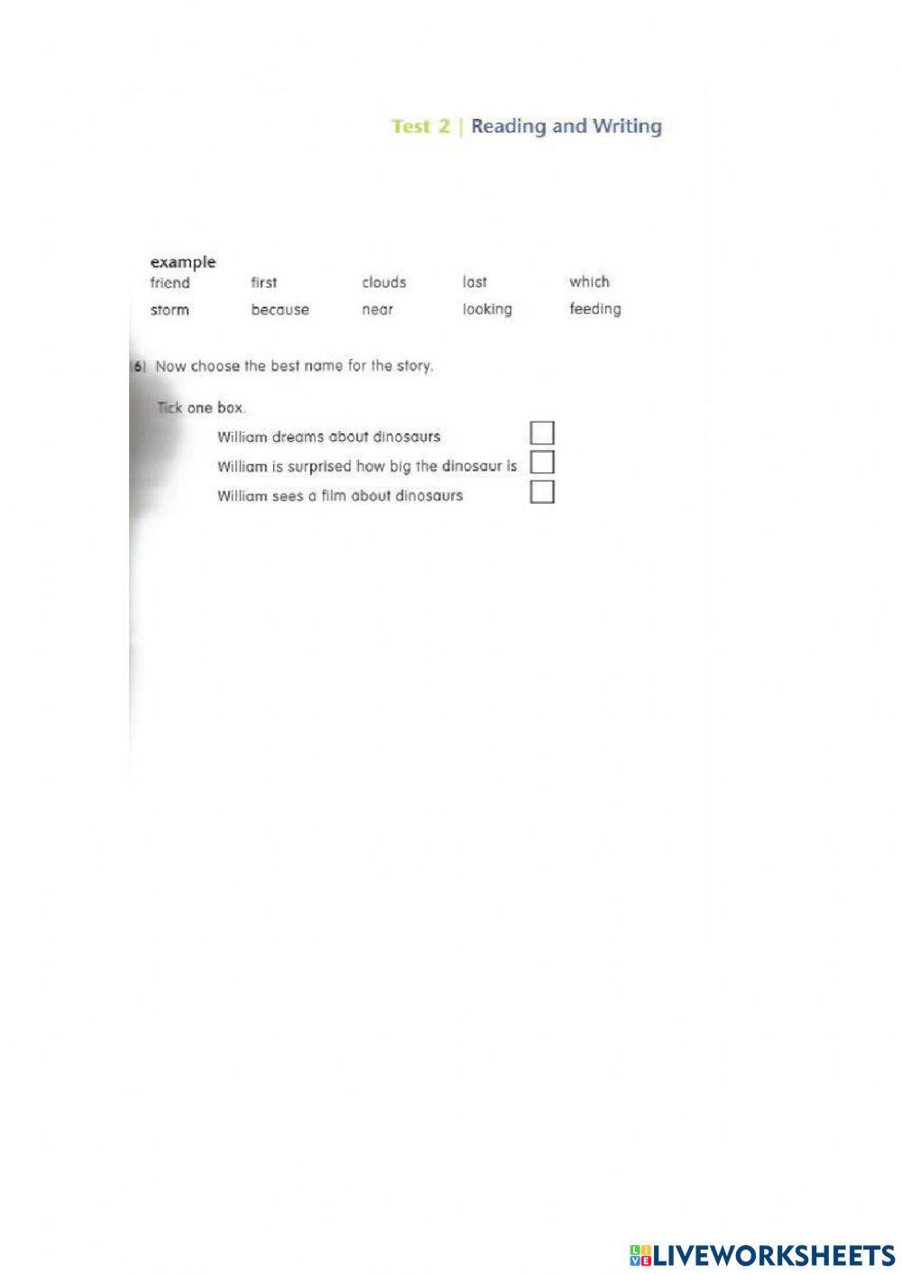 Flyers- Reading… | Free Interactive Worksheets | 4292013