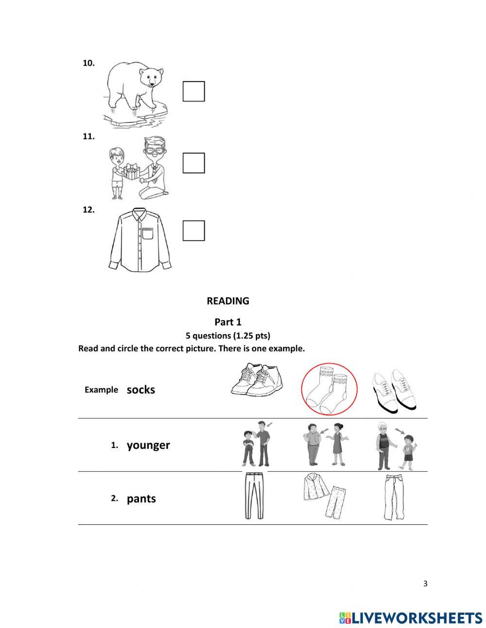 4smarst start worksheet | Live Worksheets