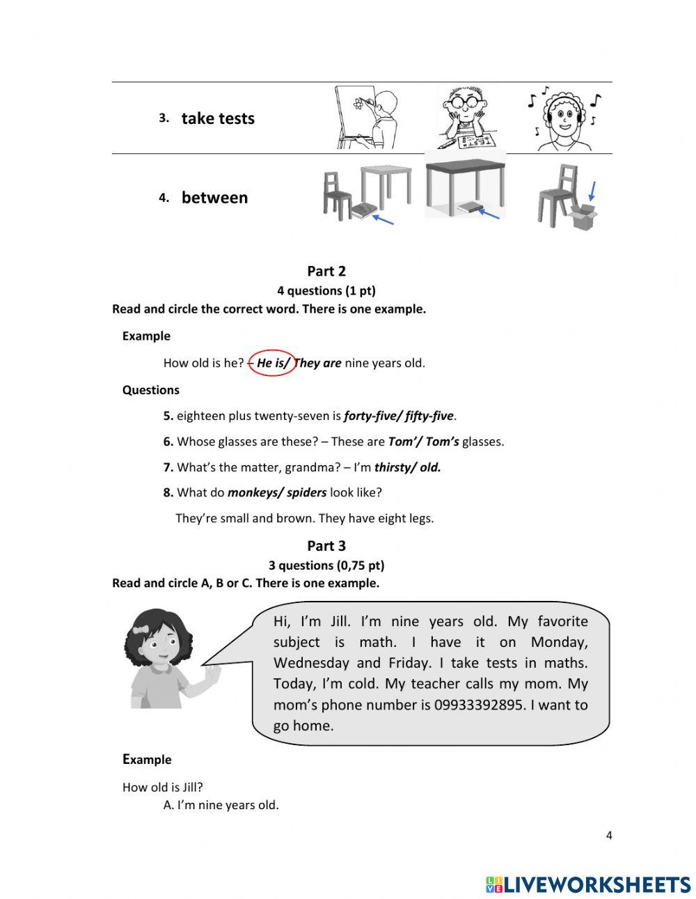 4smarst start worksheet | Live Worksheets