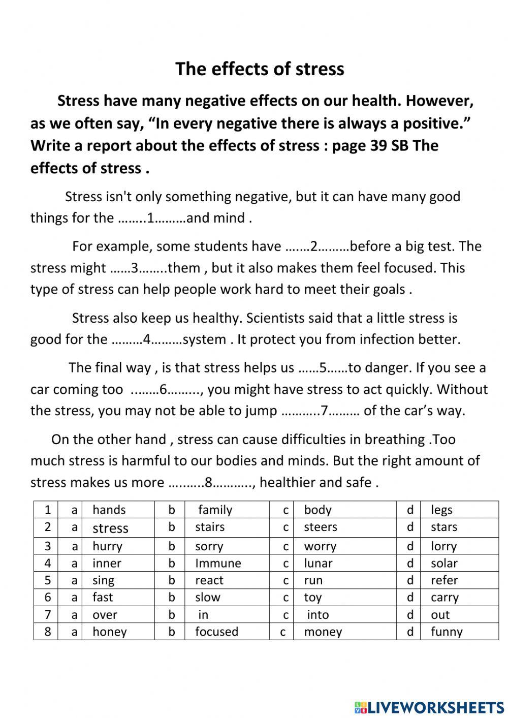 revision writing online exercise for | Live Worksheets