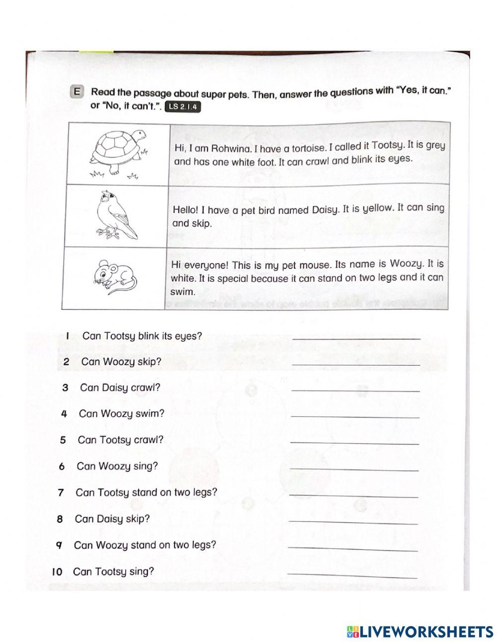 Exercises 0344 | sarahsuhaini | Live Worksheets