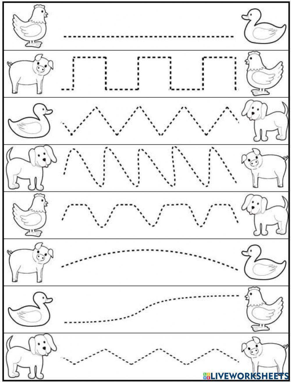 Trazo online activity | Live Worksheets