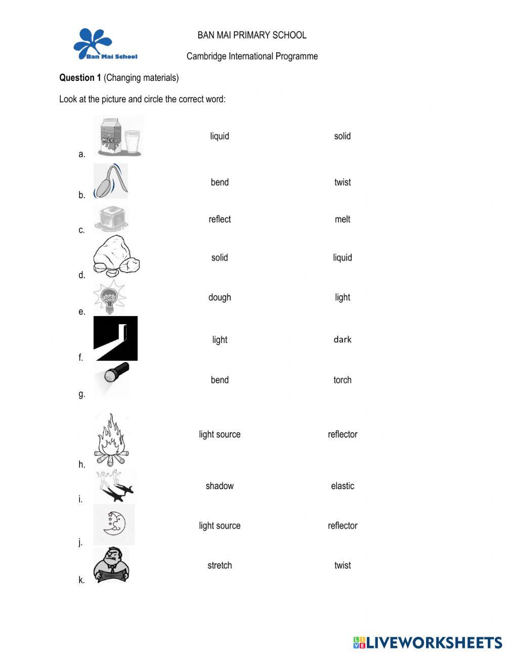 Revision for grade 2 | lanhavu2211 | Live Worksheets