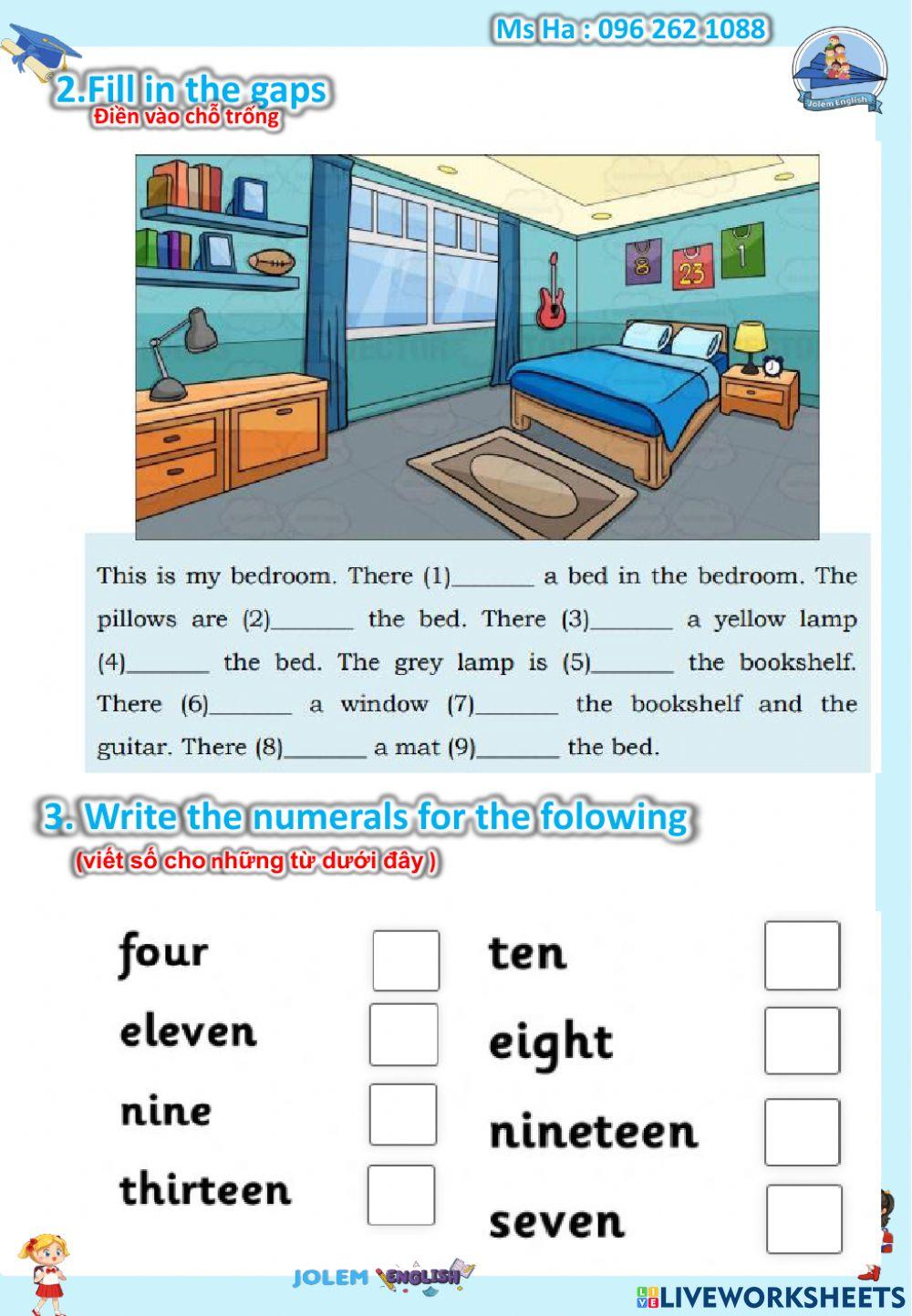 Fa1 - u13 L3+4 (tidy up) worksheet | Live Worksheets