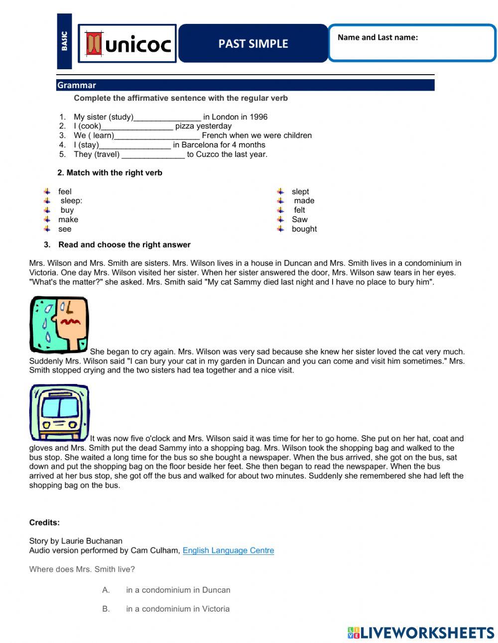 2234117 | Review past simple | monibr | LiveWorksheets