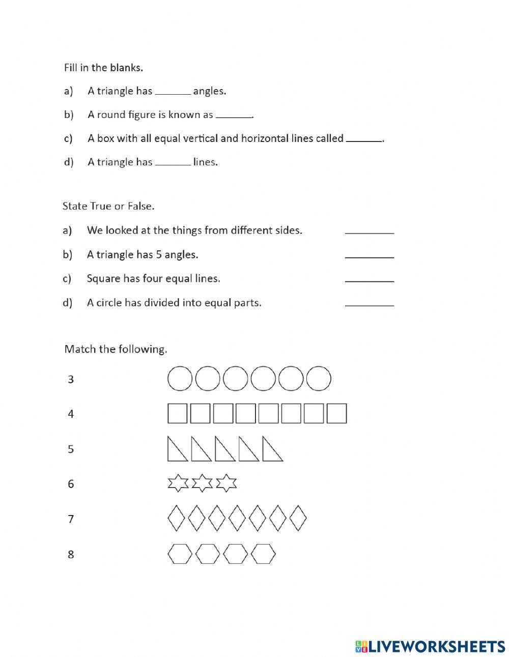 All Tested online exercise for | Live Worksheets