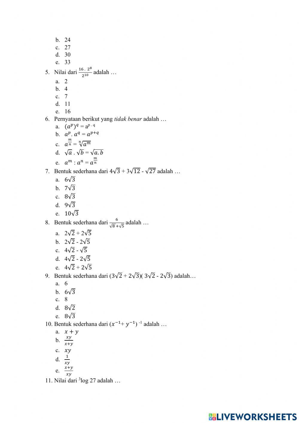 Pas-mtk-x worksheet | Live Worksheets