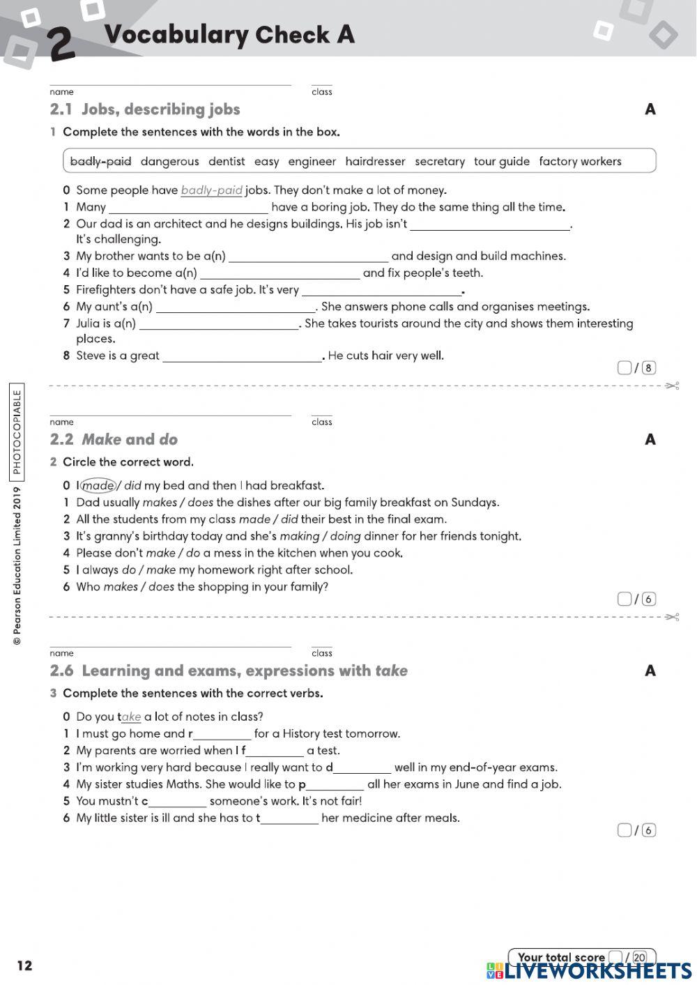 6918772 Go Getter 4 Module 2 Vocabulary Leksika