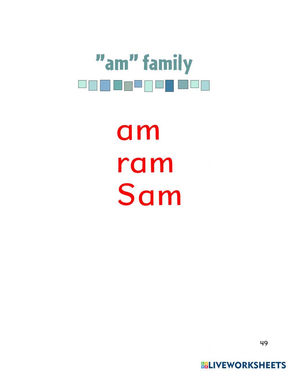 am family 2494661 | Kylesmamamia | Live Worksheets
