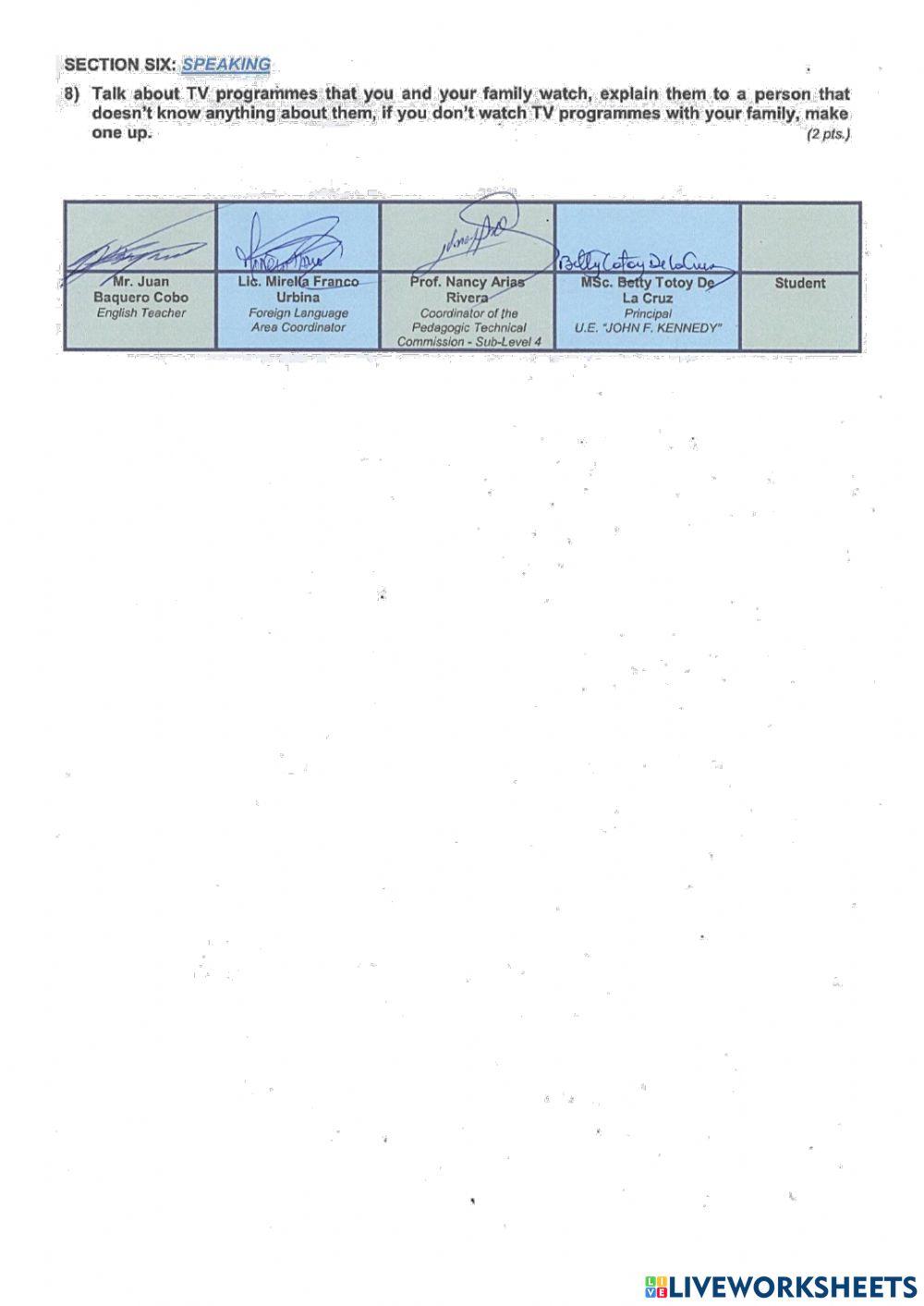 2022-2023 10th lvl 3 2-1 1 worksheet | Live Worksheets