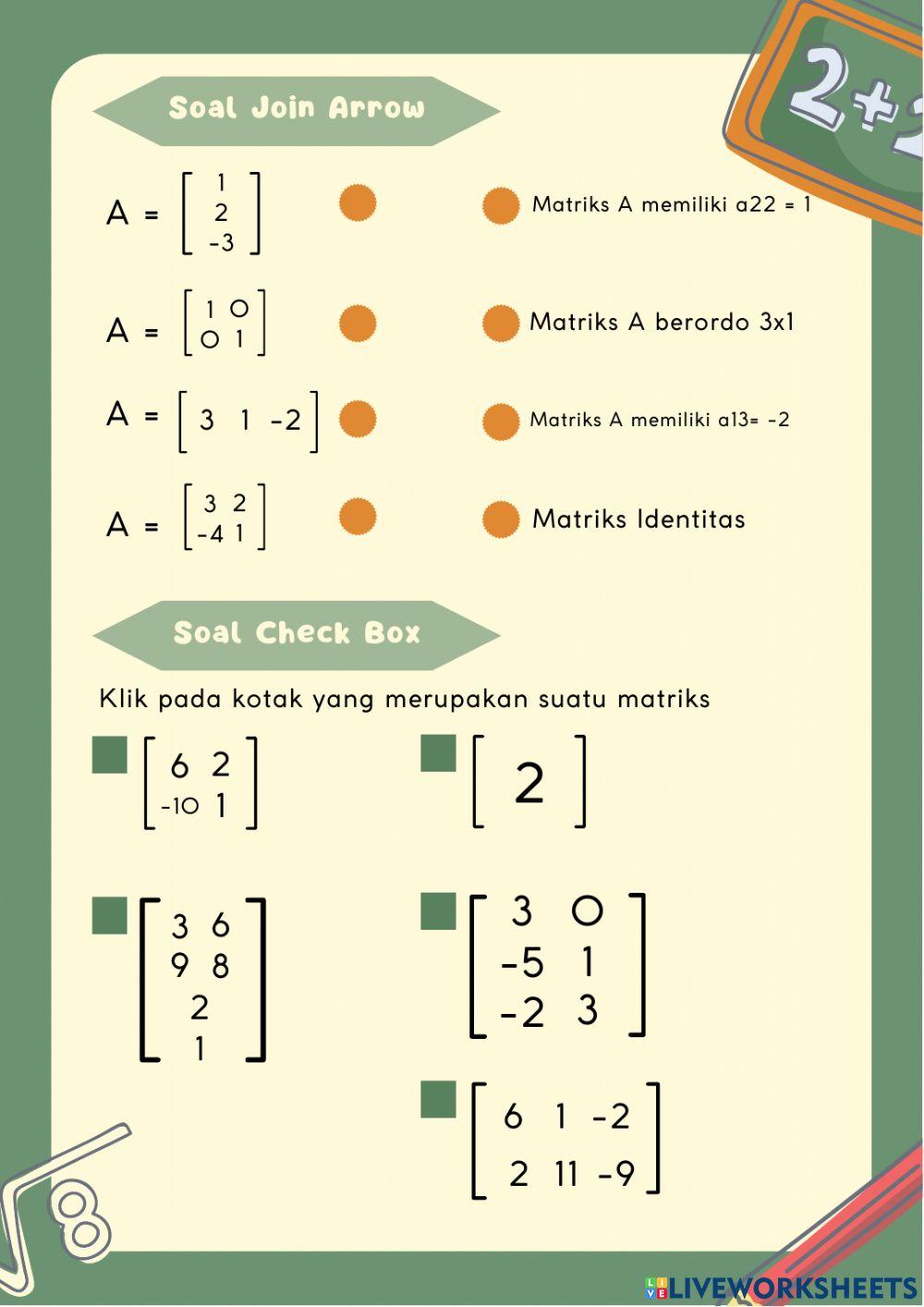 LKPD Matriks Kelas 11 2236873 | wulanls | Live