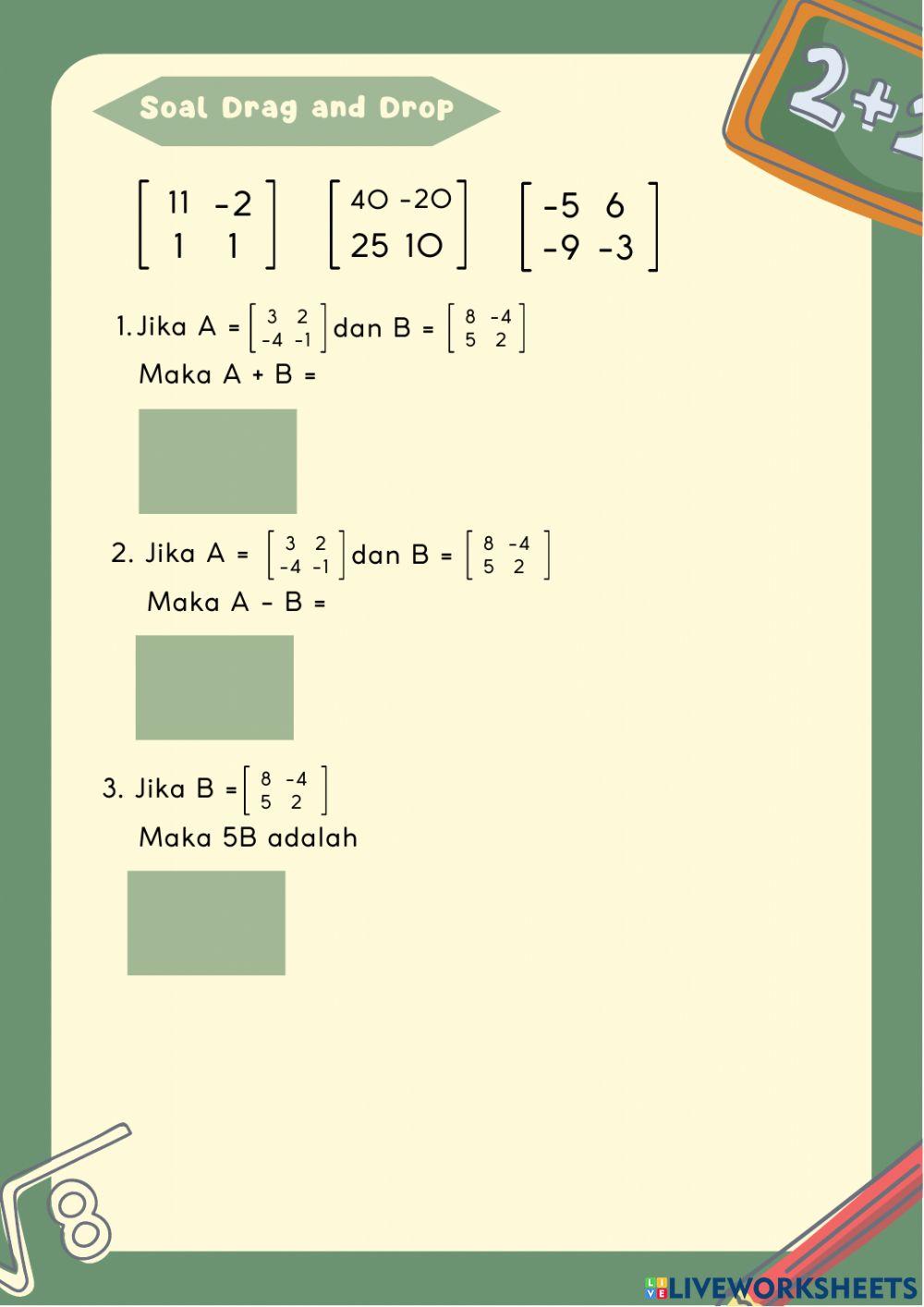 LKPD Matriks Kelas 11 2236873 | wulanls | Live