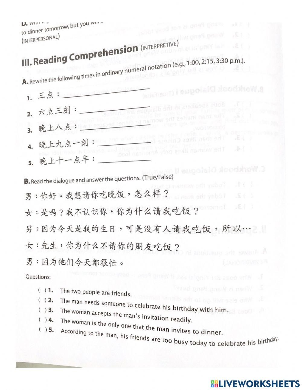 IC-reading lesson 3 6919007 | chsu | Live Worksheets
