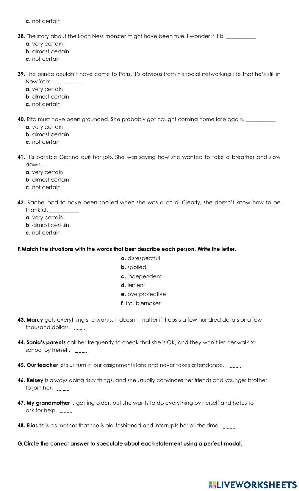 SUMMIT 1 - ACHI… | Free Interactive Worksheets | 6919010