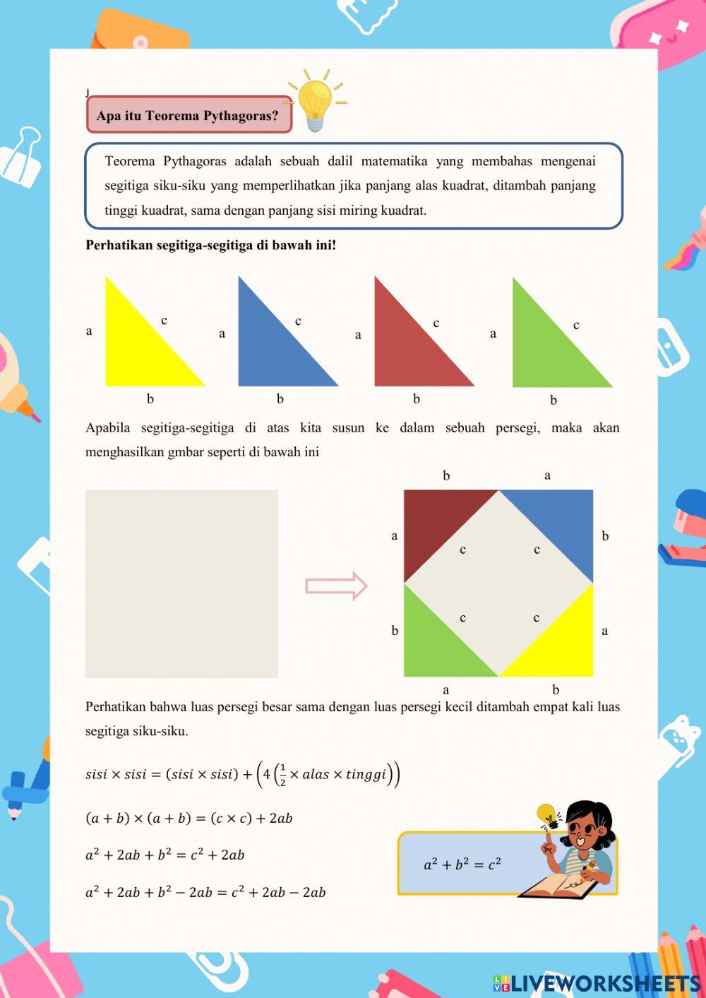 Modul Pembelajaran Teorema Pythagoras Oleh Silvi Solihah