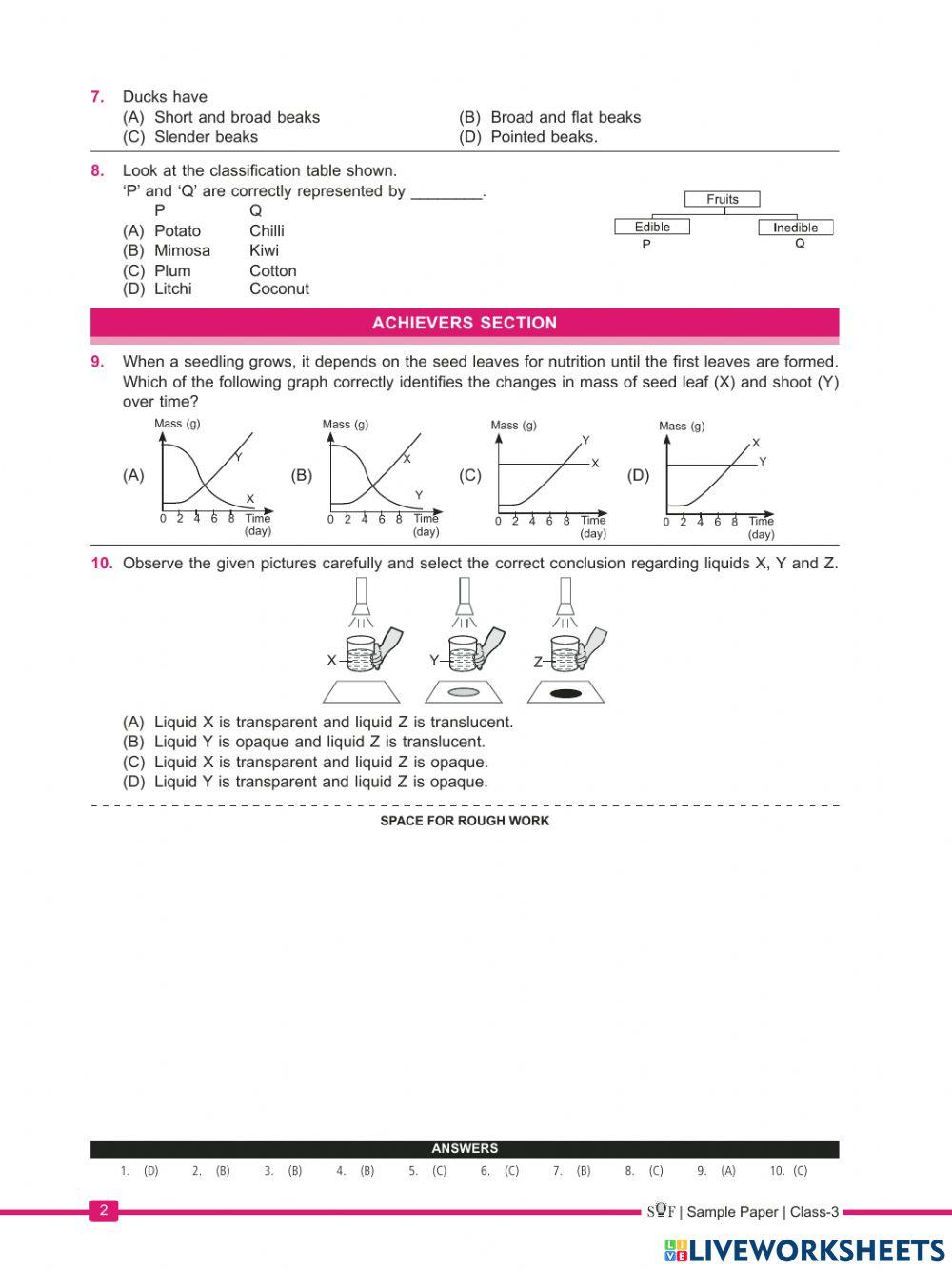 NSO sample paper 5370954 | Farha | Live Worksheets