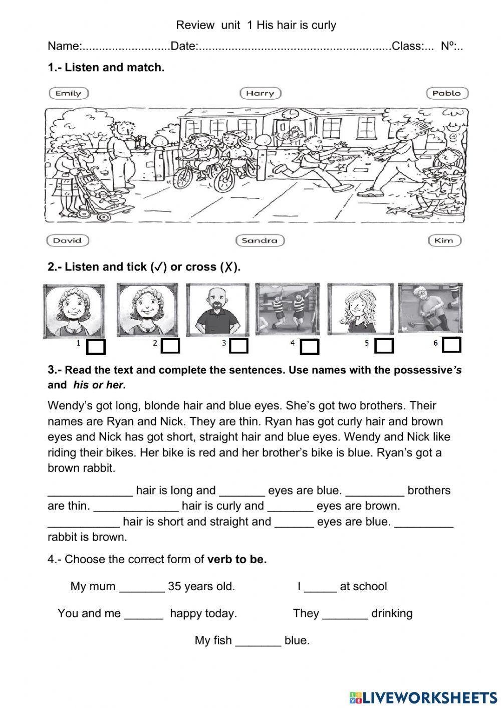 Description activity for 4º | Live Worksheets