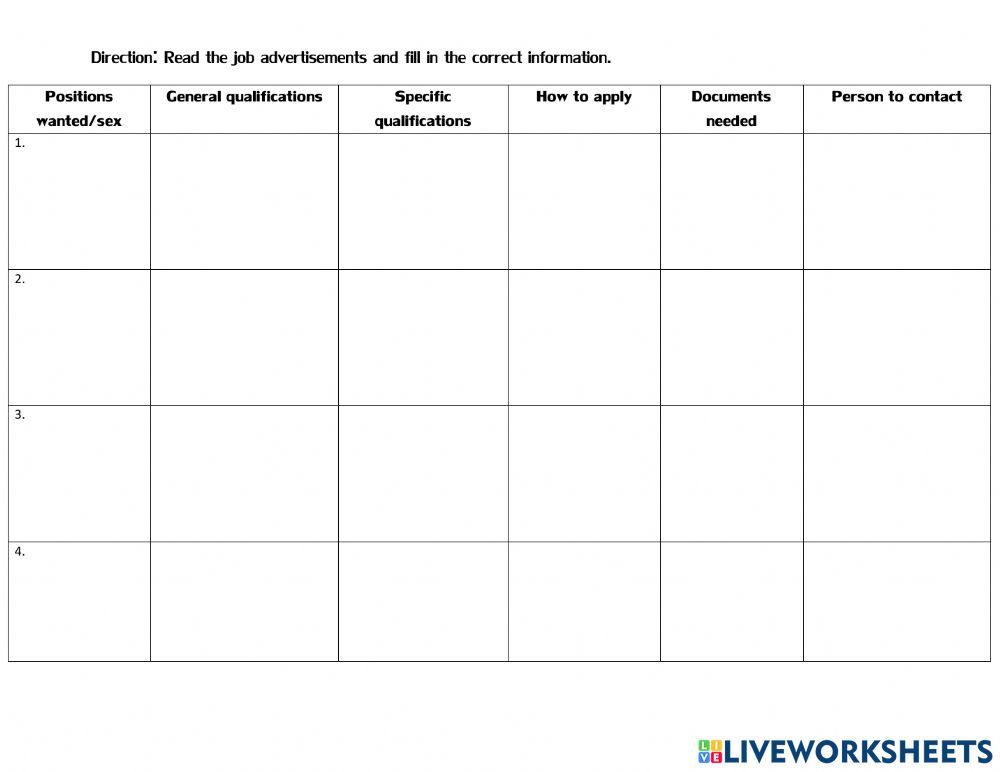 Ad Worksheets online exercise for | Live Worksheets