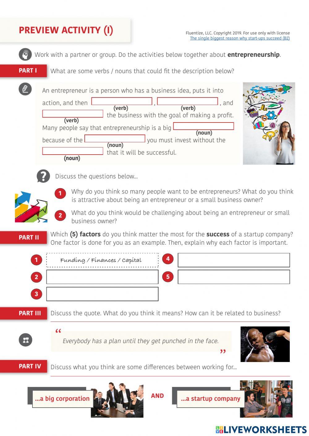 2239093 | StartUP | Nataliia | LiveWorksheets