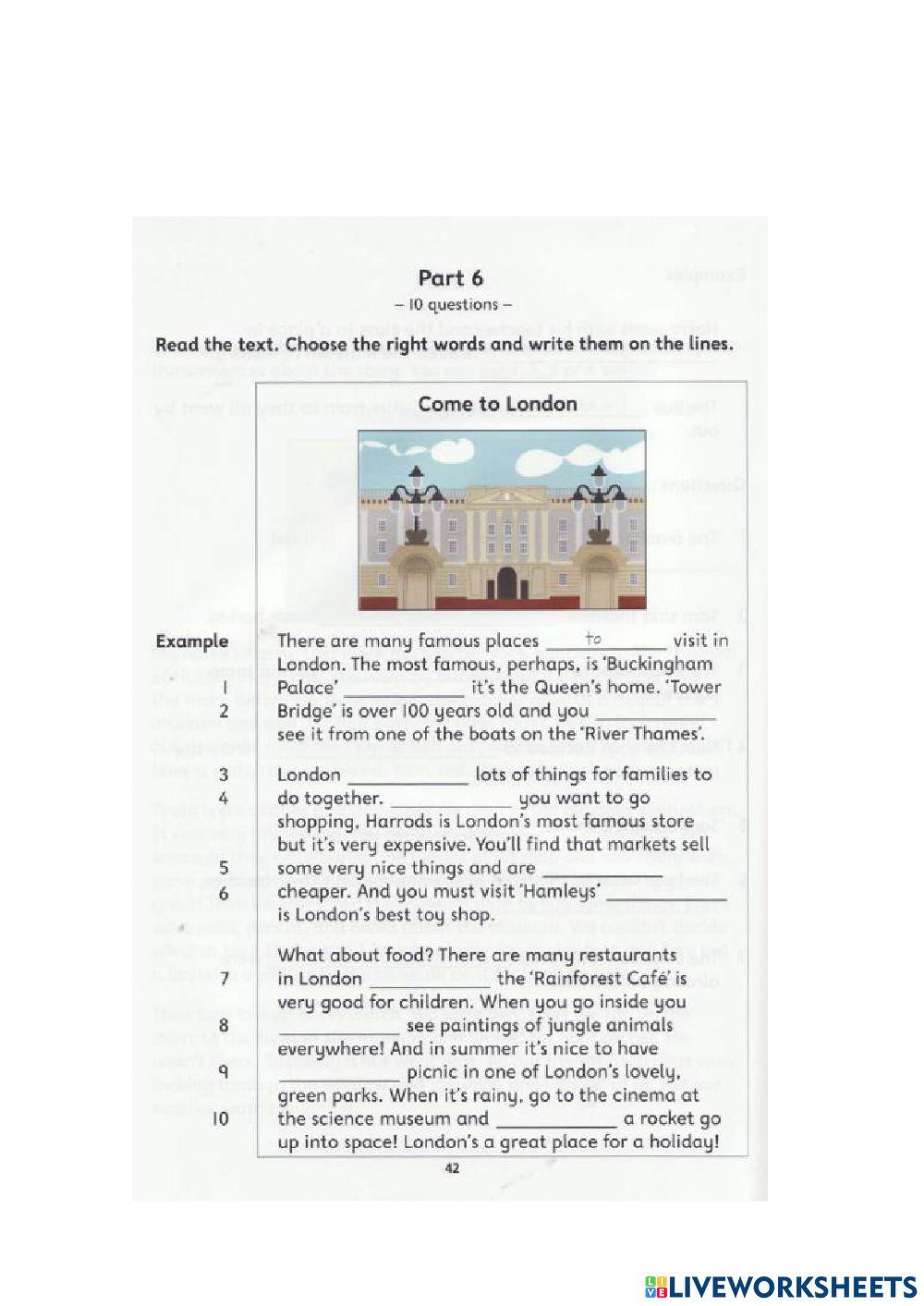 Flyers- Reading… | Free Interactive Worksheets | 4267157