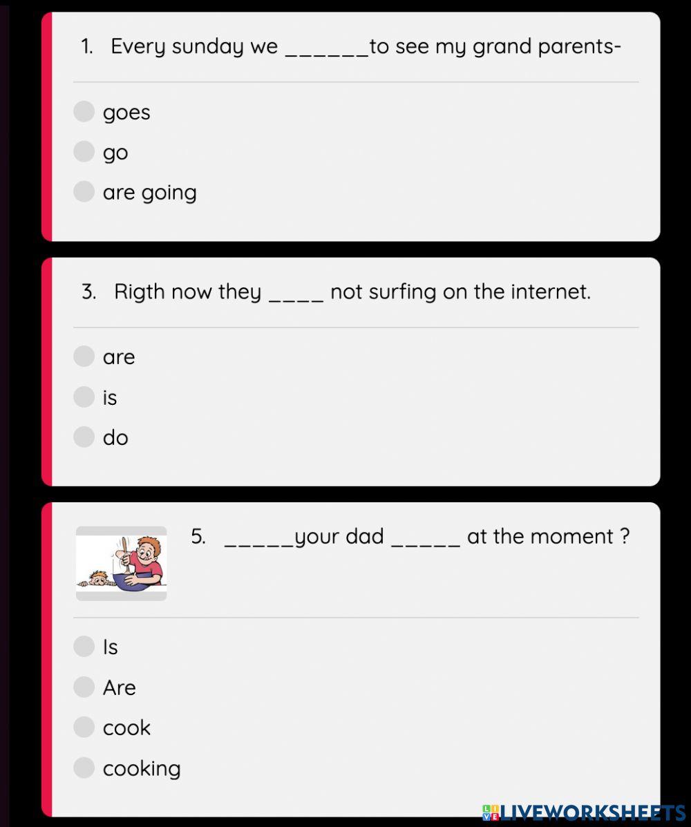 Simple present 0944 | Mario Castro | Live Worksheets