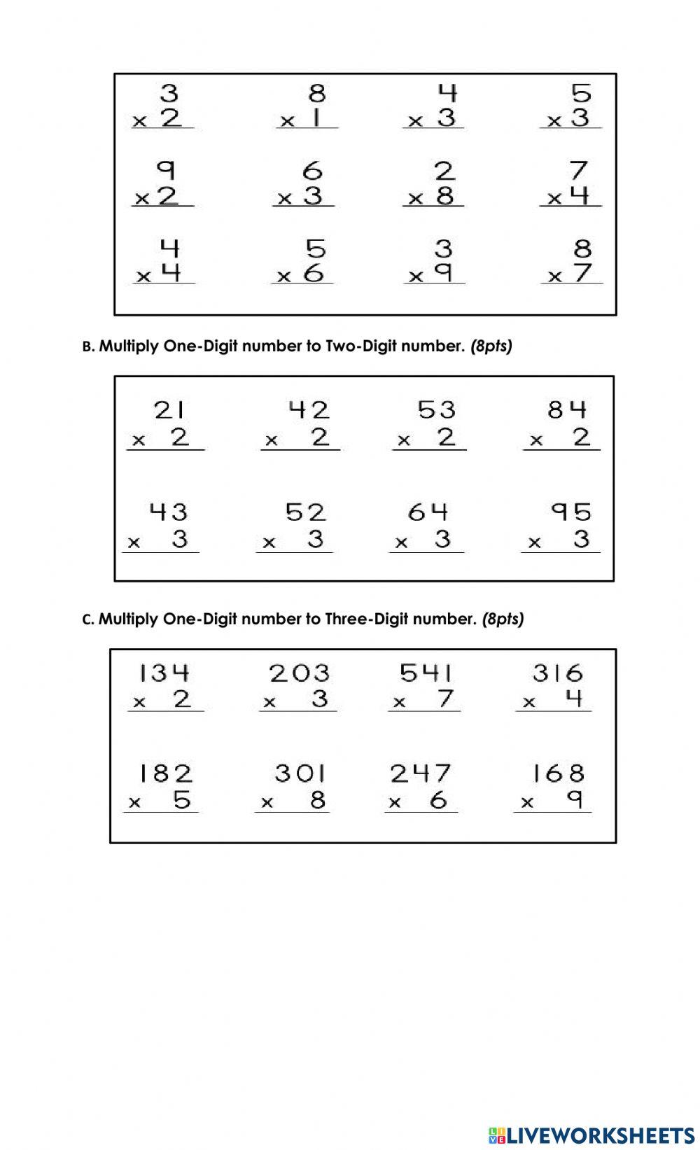 2nd Quarterly Assessment in Math 3 online exercise for | Live Worksheets