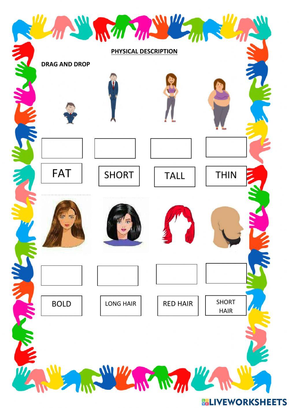 Physical description | dayanaanapa | Live Worksheets