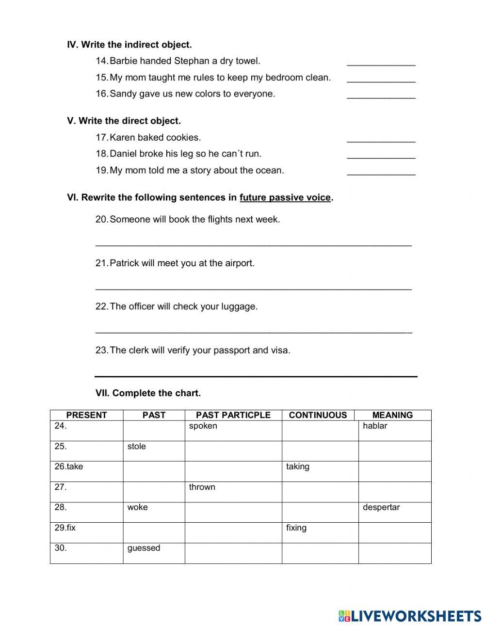 Grammar ld | Barbara_Rivera | Live Worksheets