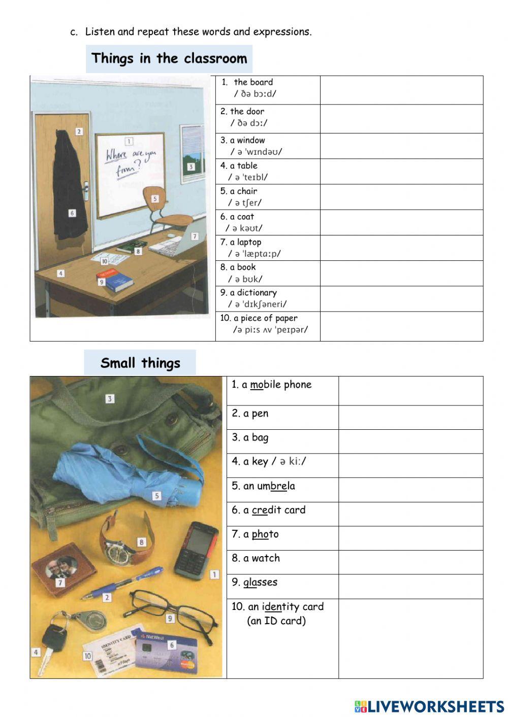 Unit 1 Test online pdf exercise | Live Worksheets