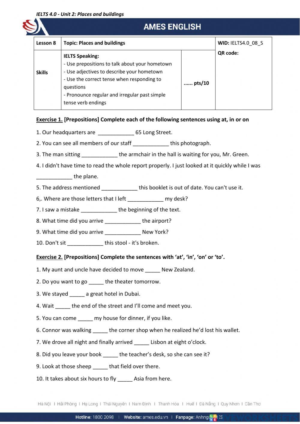 Worksheet U2 Lesson 3 Speaking .DOCX worksheet | Live Worksheets