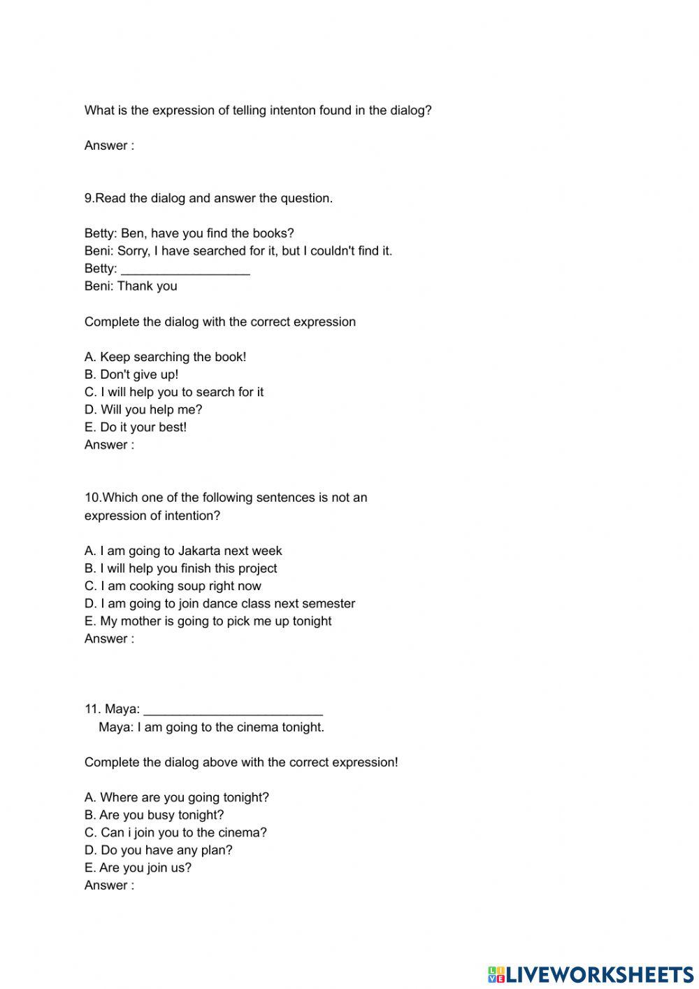 2724824 | EXPRESSING INTENTION | lucia droste noveni