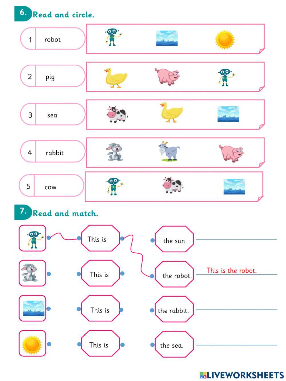 Unit 4: Animals | Free Interactive Worksheets | 1862258