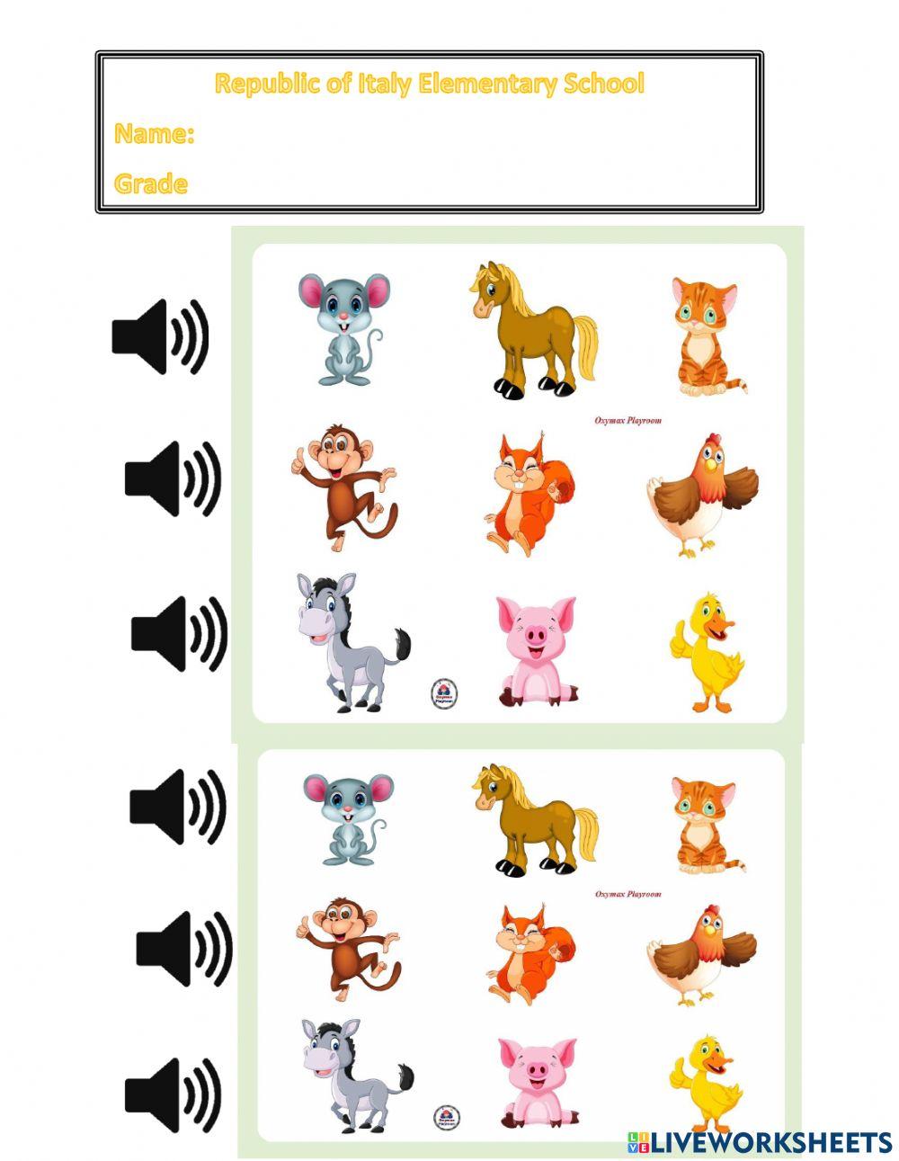 listening test about animals online exercise for | Live Worksheets