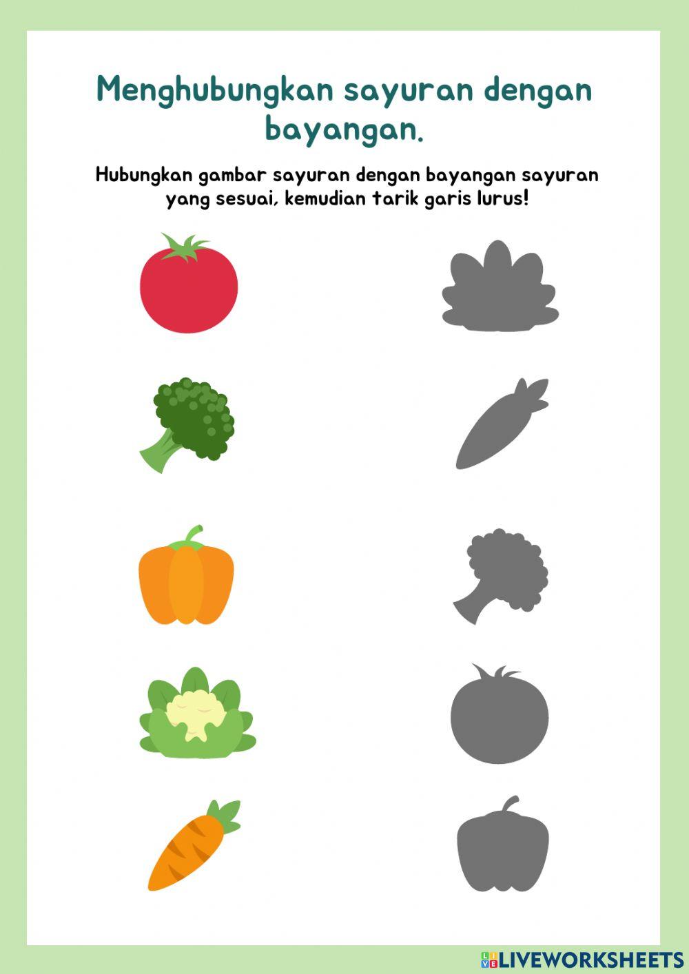 Menghitung dan menghubungkan soal worksheet | Live Worksheets