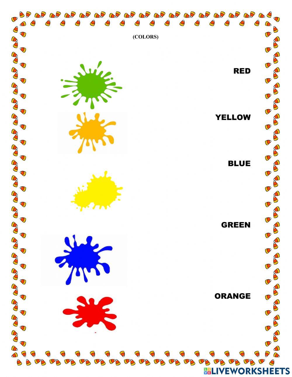 Colors | angieoviedo | Live Worksheets