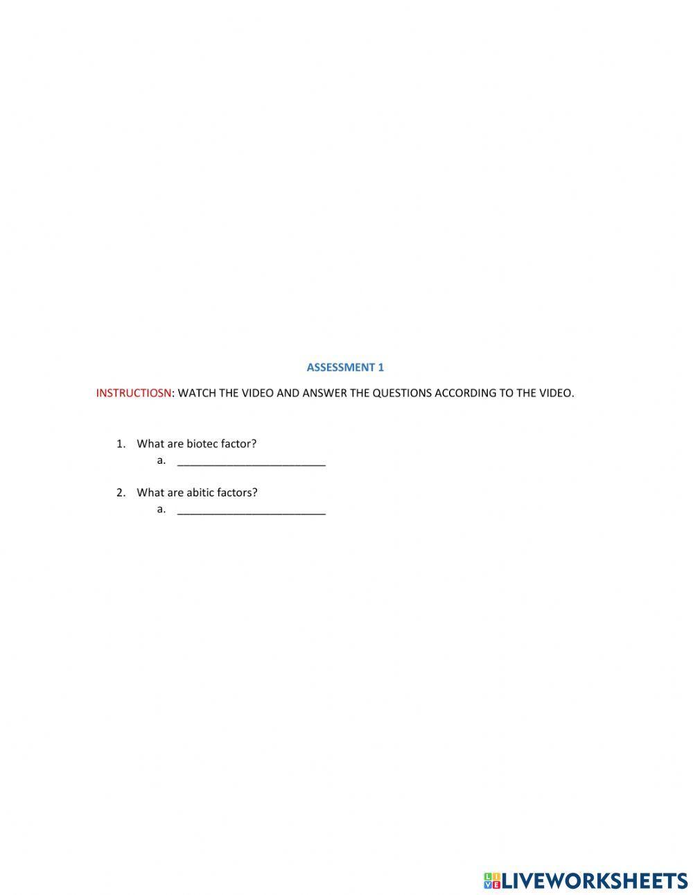 1864449 | Ecosystem | MrsPolanco | LiveWorksheets