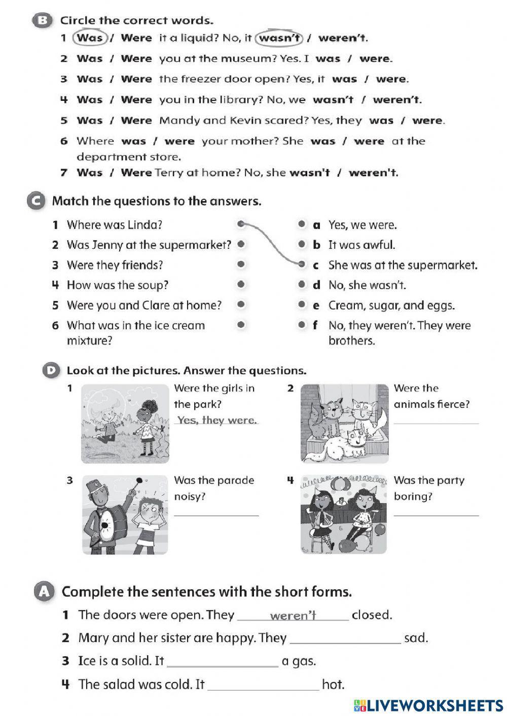 Reading 4 form 1 online exercise for | Live Worksheets