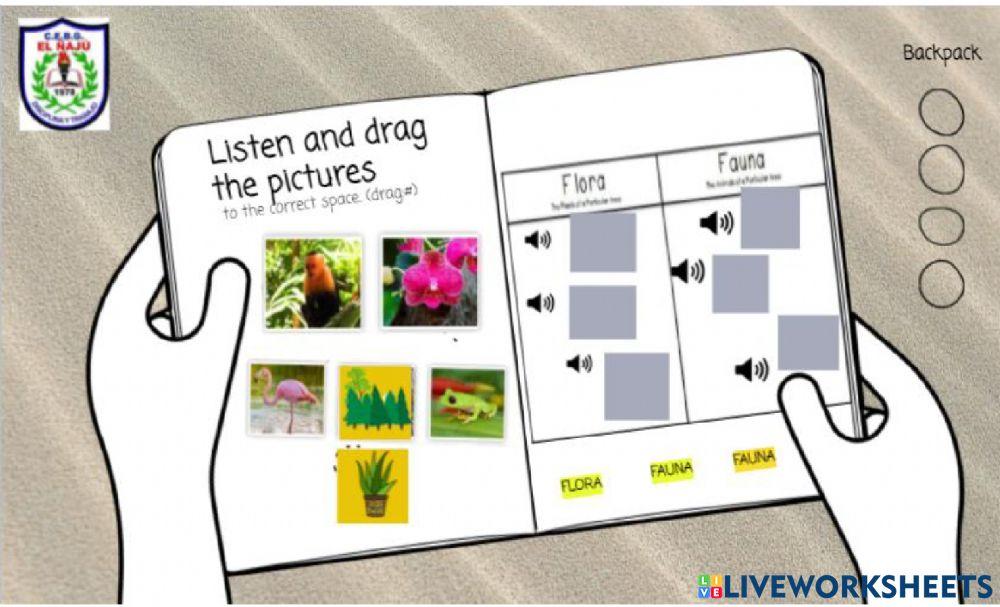 Flora and Fauna… | Free Interactive Worksheets | 4192625